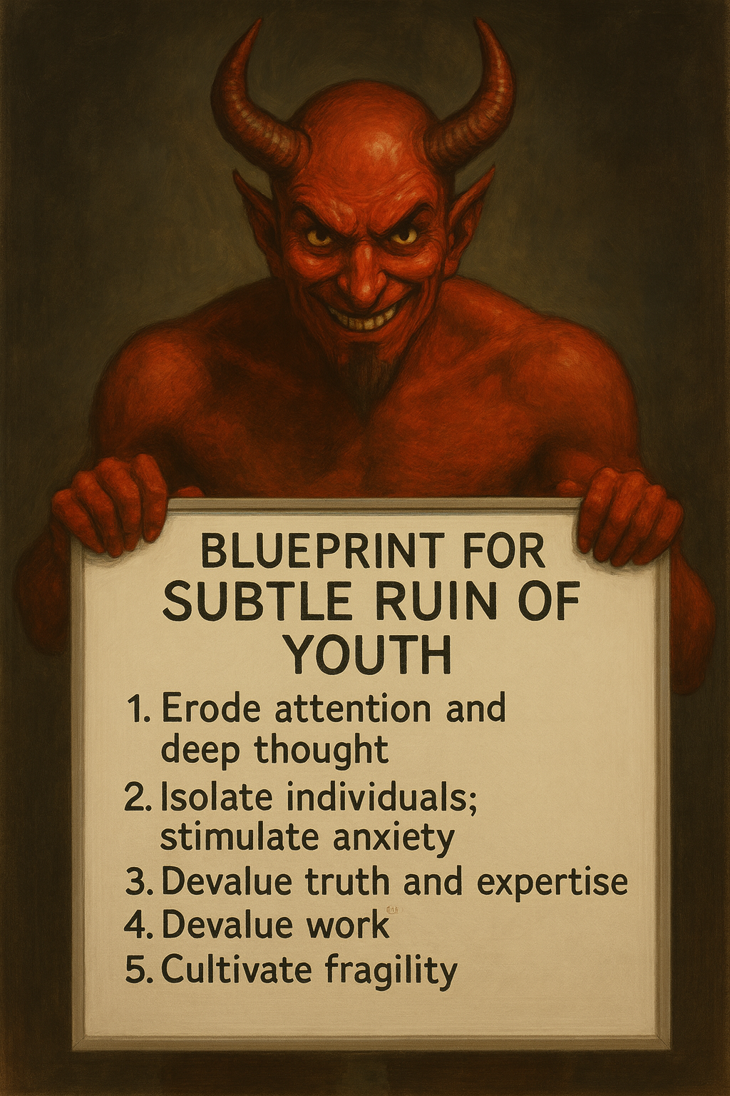The Devil's Blueprint for Generational Ruin - Chess in Education